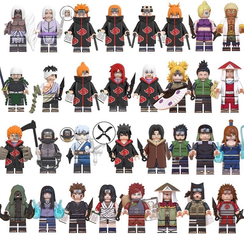 Anime Naruto Action Figures Uzumaki Naruto Uchiha Sasuke Uchiha Itachi ...