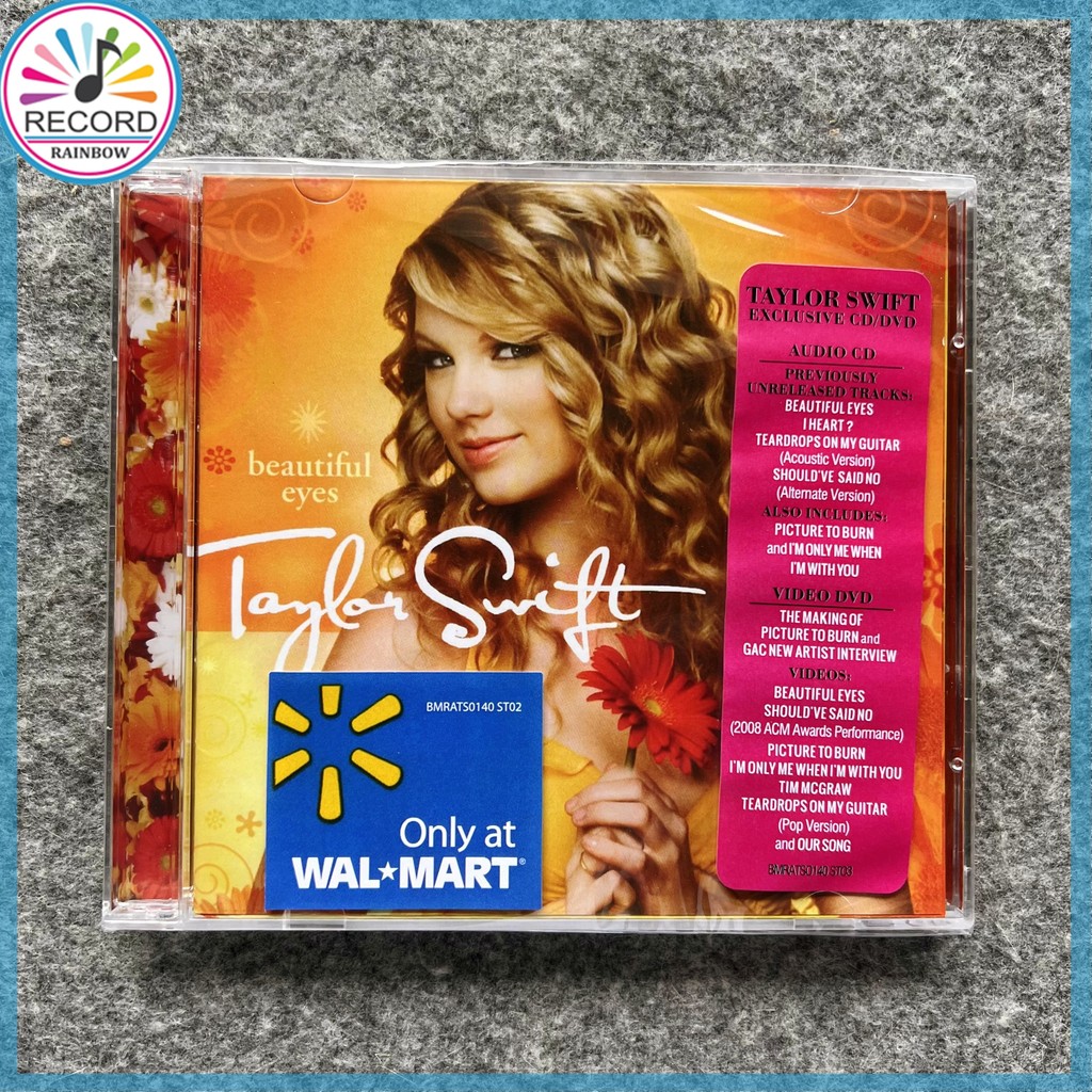 Taylor Swift Beautiful Eyes Álbum Original De CD + DVD [Sellado] Nuevo MX | Shopee México