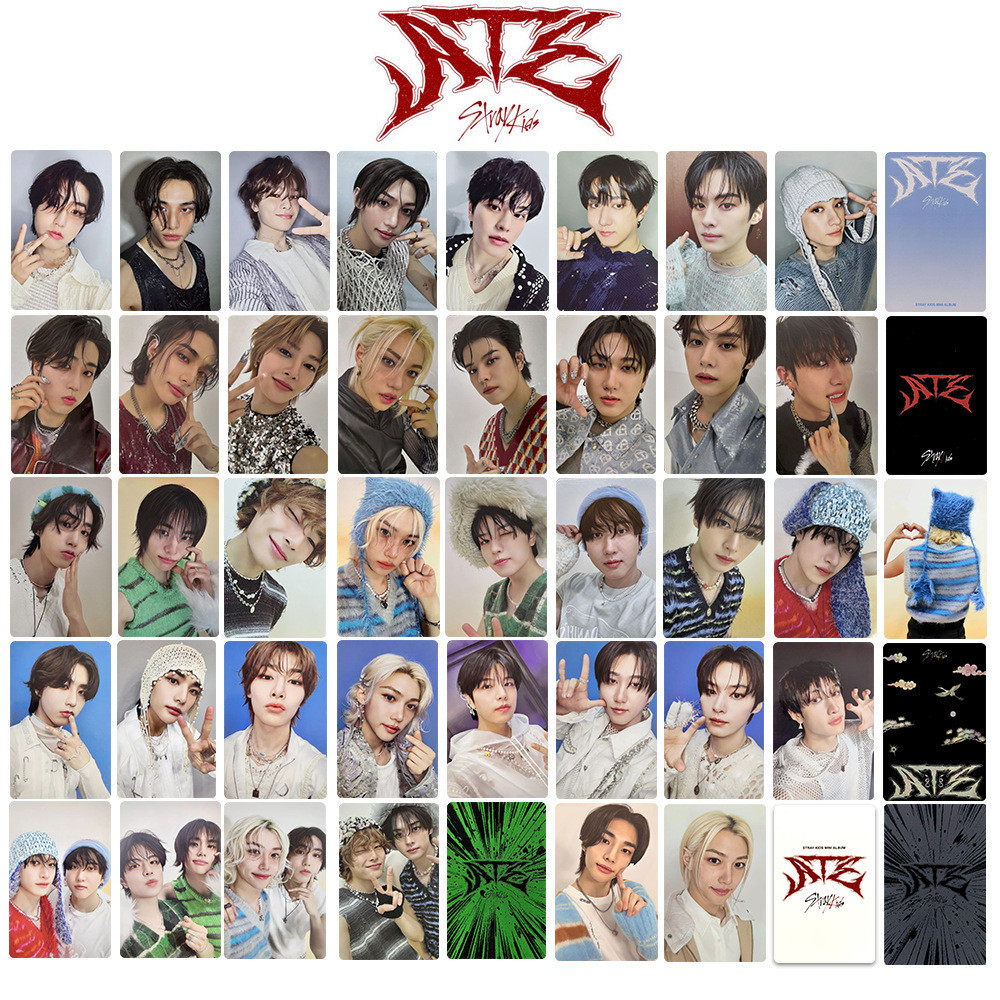 2-12pcs STRAY KIDS Lomo Cards ATE Album Bookmark 5-STAR Photocards ...