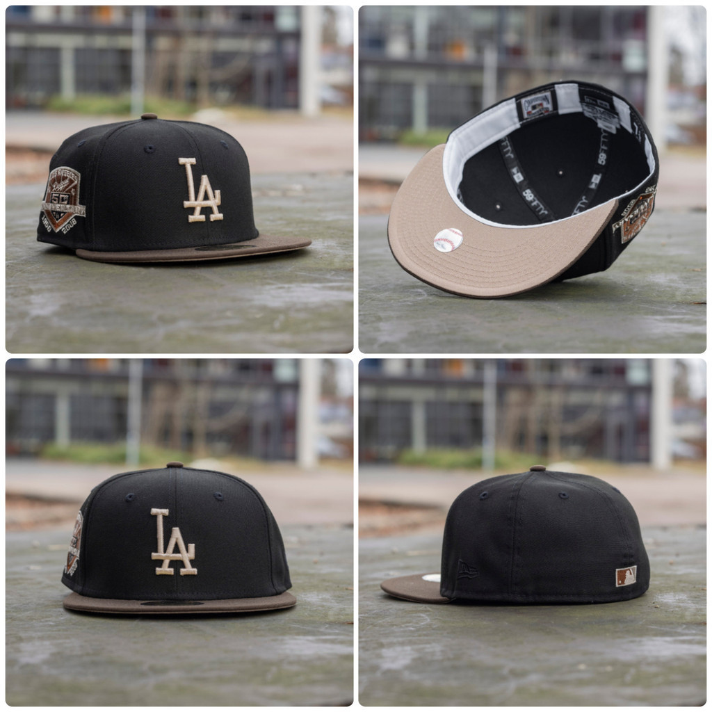 MLB Los Angeles Dodgers 50 Aniversario Sombrero Totalmente Cerrado ...