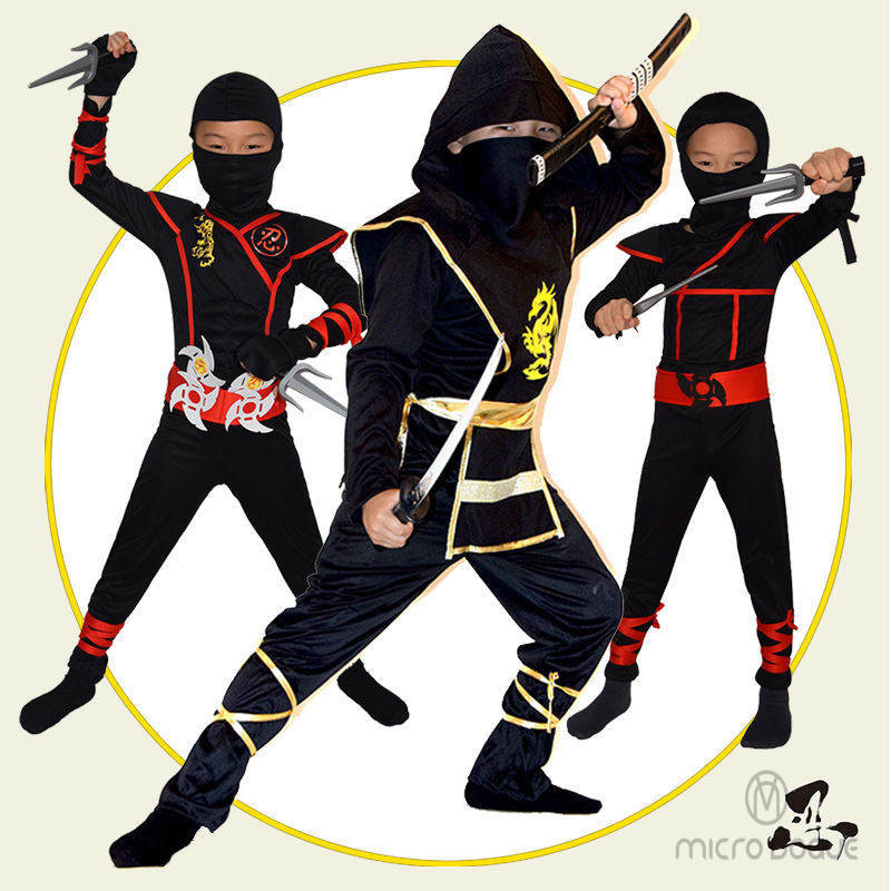 Disfraz De Halloween Cosplay Niños Ninja Cos Disfraz Japón Ninja ...