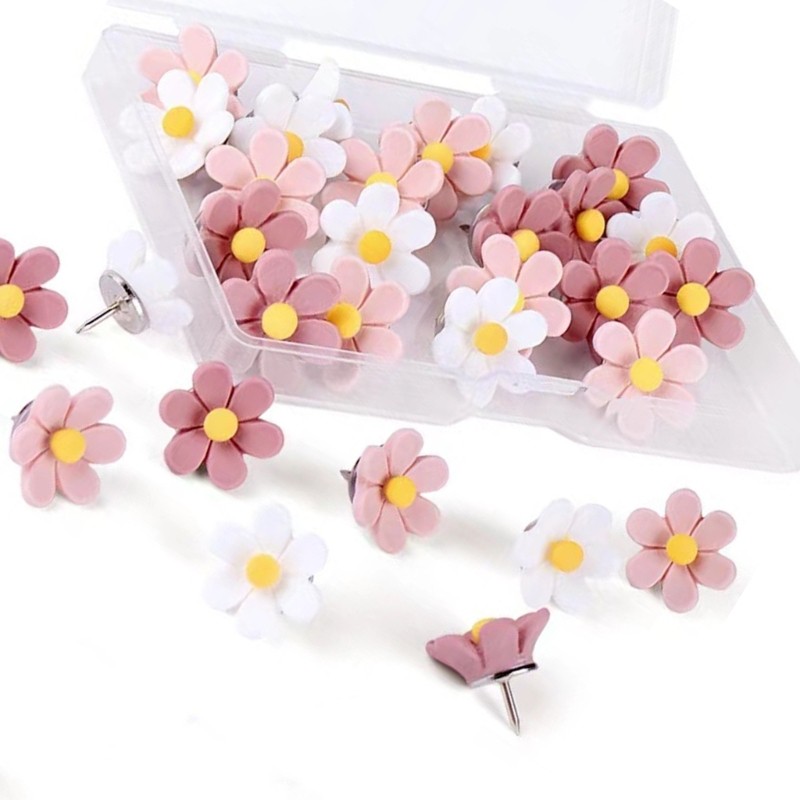 OXXGGKAO Push Pins Tablero De Anuncios De Corcho Pushpin Decorativo ...