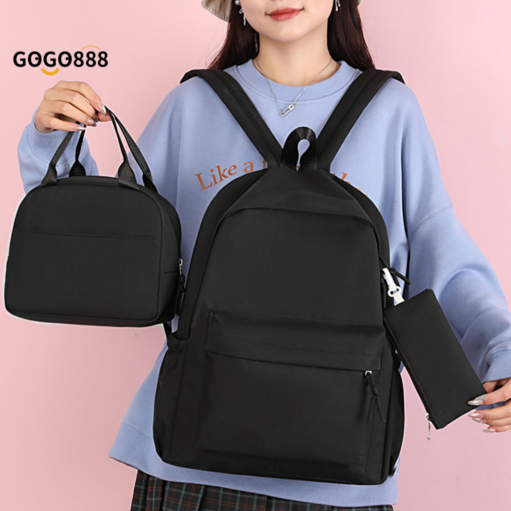 Insulated Lunch Sack Girls Bag 3-piece Backpack Set with and Pencil ...