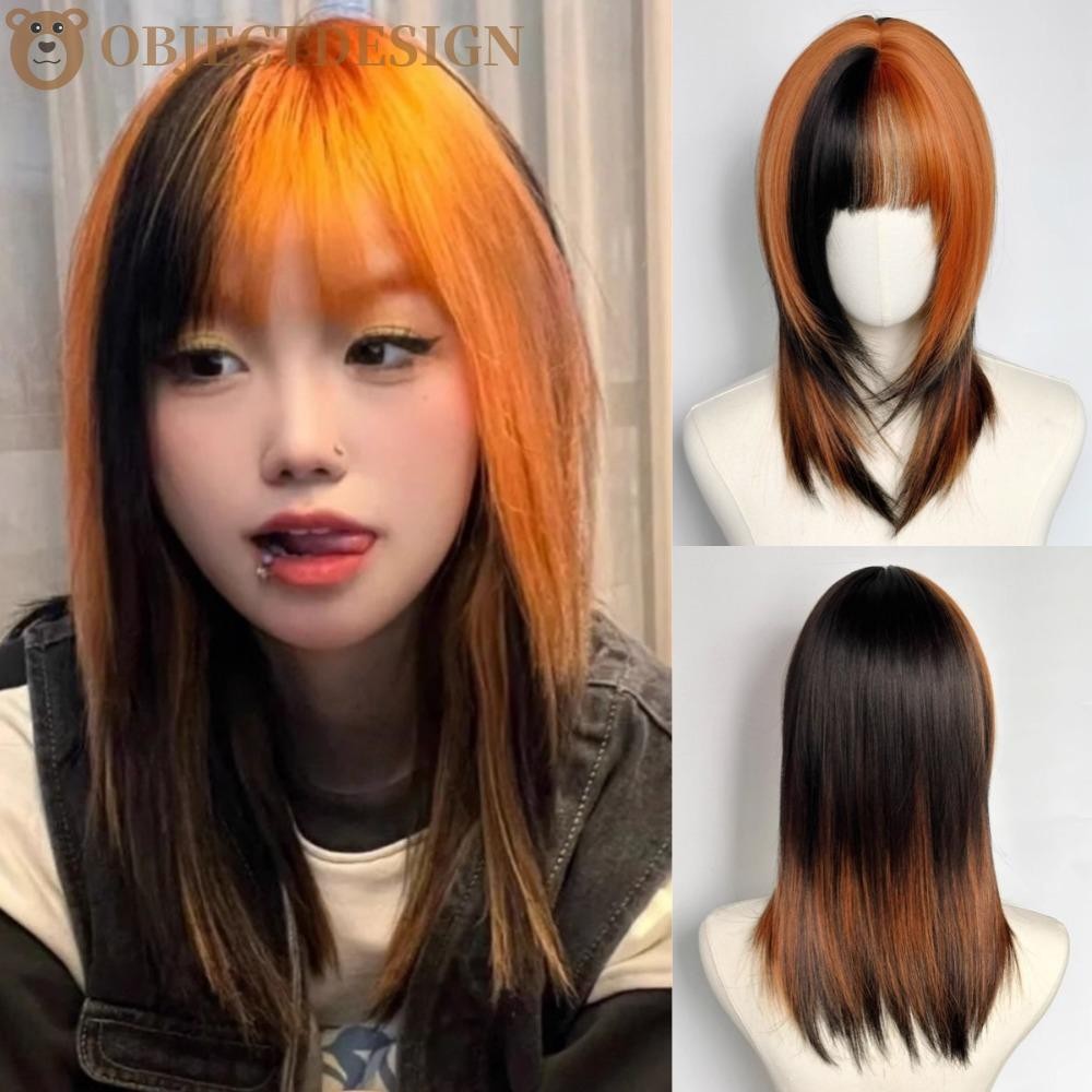 OBJECTDESIGN Pelucas De Cabeza De Mullet , Lolita Cosplay Peluca ...