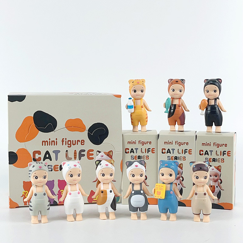 Sonny Angel Hippers Anime Figuras Cosecha Serie Fruta Y Gato Vida ...