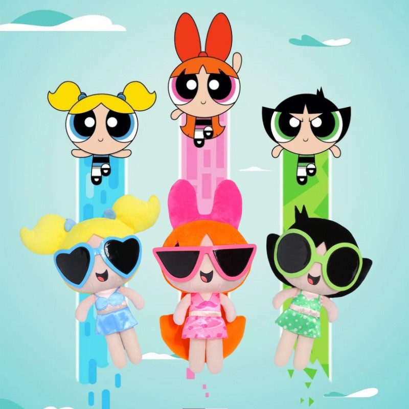 Powerpuff Girls Beach Outfit Peluche Adorable Muñeca De Dibujos ...