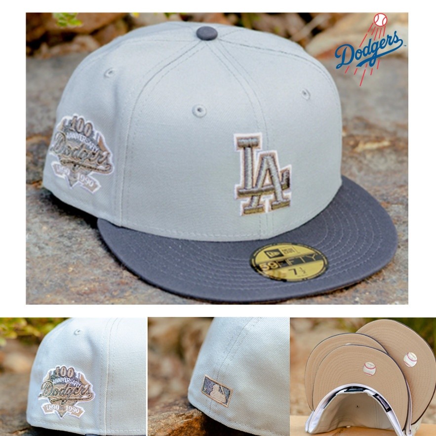 MLB Los Angeles Dodgers 100 Aniversario Ajustado Sombrero De Hombres No ...