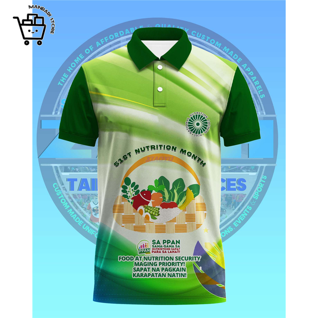 2025 Nuevo PPAN Nutrition Month 2025 Camiseta Oficial Sublimación ...