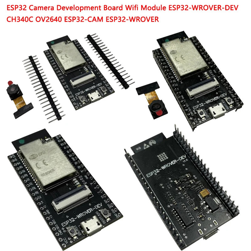 Placa de Desarrollo de Cámara ESP32 Módulo Wifi ESP32-WROVER-DEV CH340C OV2640 ESP32-CAM ESP32 ...
