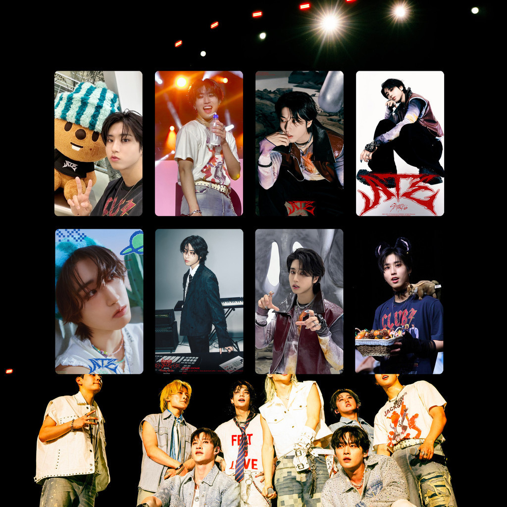 2-12pcs STRAY KIDS Lomo Cards ATE Album Bookmark 5-STAR Photocards ...