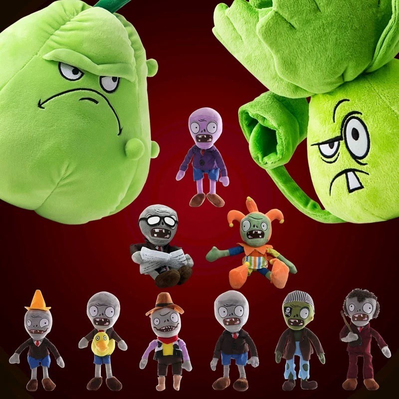 Plantas vs . ZOMBIES PVZ Suave Juguetes De Peluche De Dibujos Animados ...