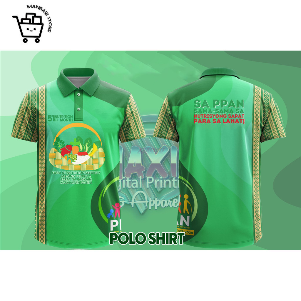 2025 Nuevo PPAN Nutrition Month 2025 Camiseta Oficial Sublimación ...
