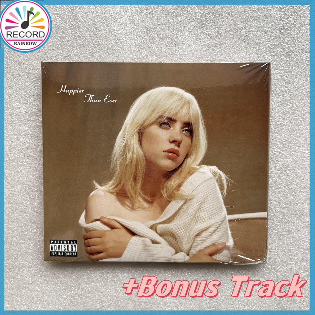 Billie Eilish Happier Than Ever +Bonus Track Original CD Album [Sellado] Brand New | Shopee México