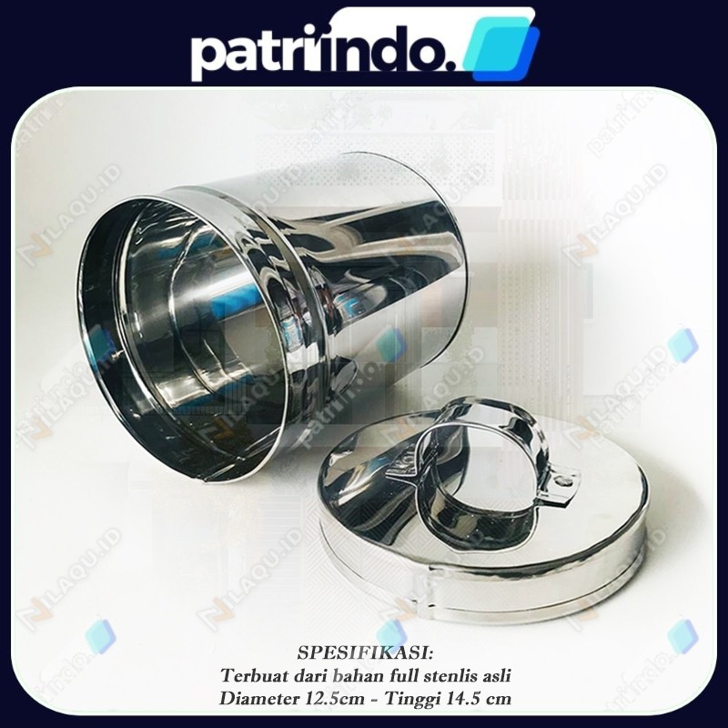 Tarro Redondo Inoxidable De 1kg Latas Multiusos Contenedor Para Tortas ...