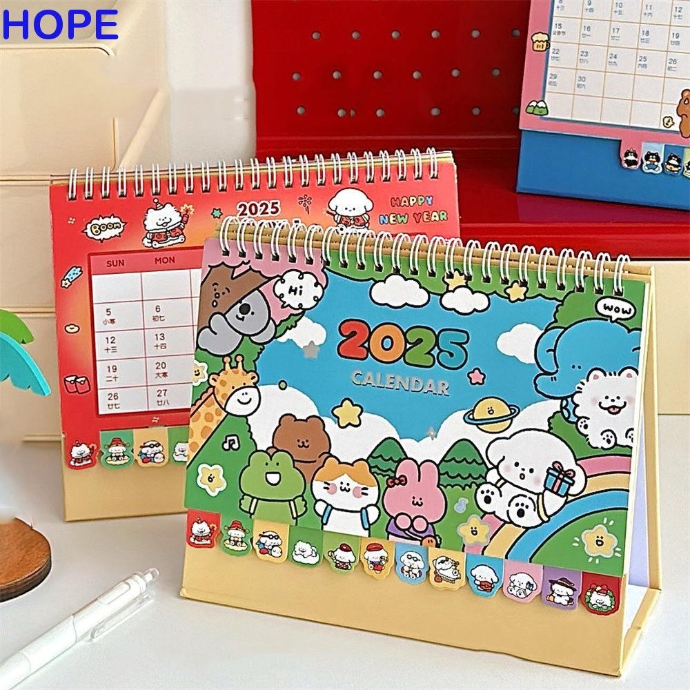 HOPE1 Calendario De Dibujos Animados , Organizar El Escritorio De Pie ...