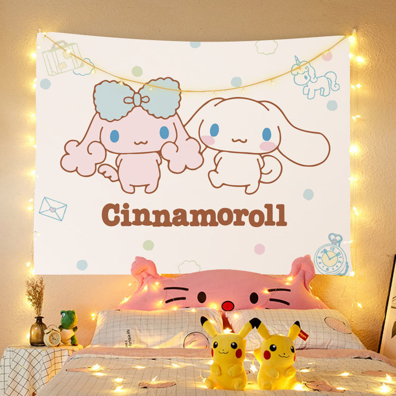 Kuromi Sanrio Chica Lindo Fondo De Dibujos Animados Tela Ins Lindo Sanrio | Shopee México