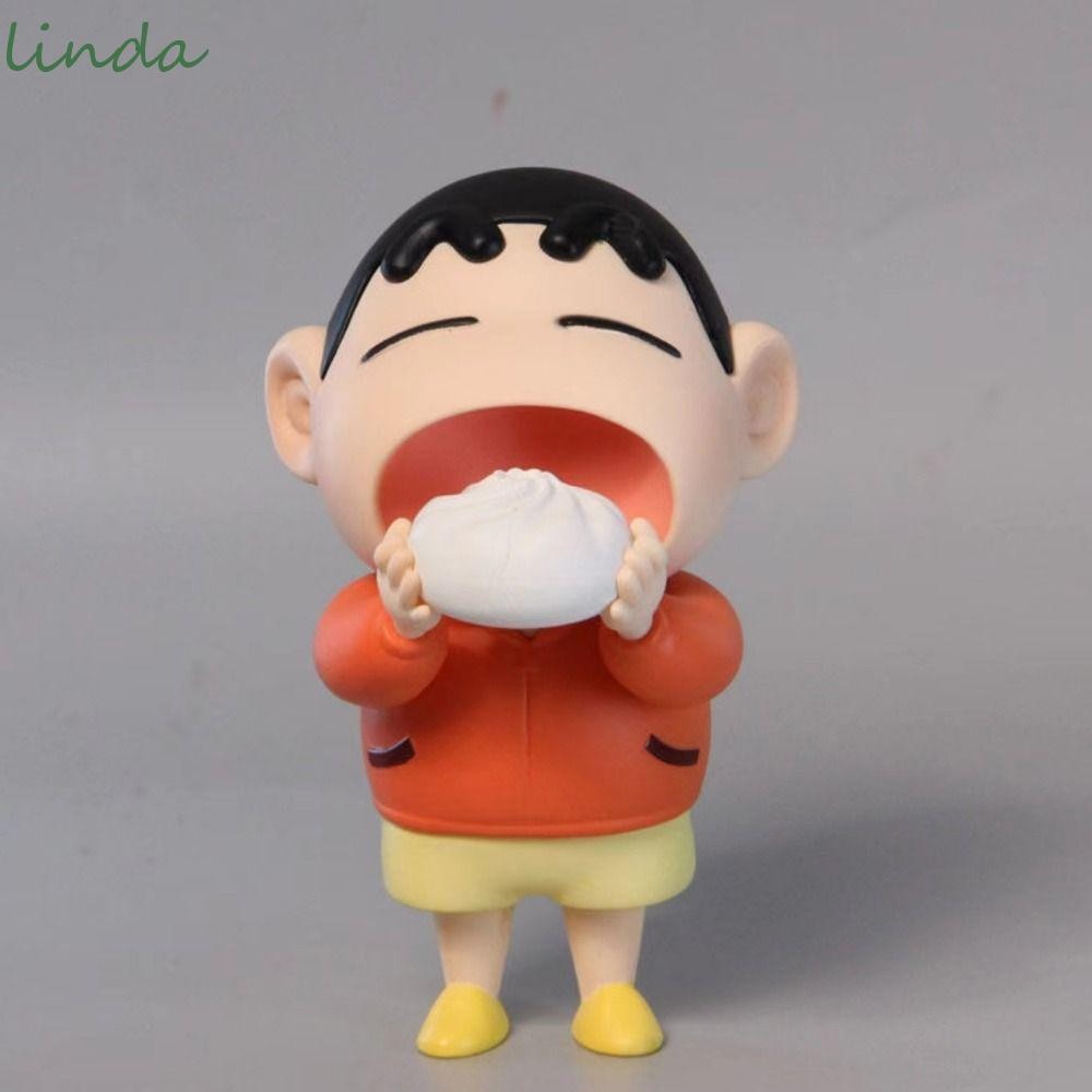 LINDA Shin-Chan Figura De Acción , Comer Bollos Al Vapor Anime Crayon ...