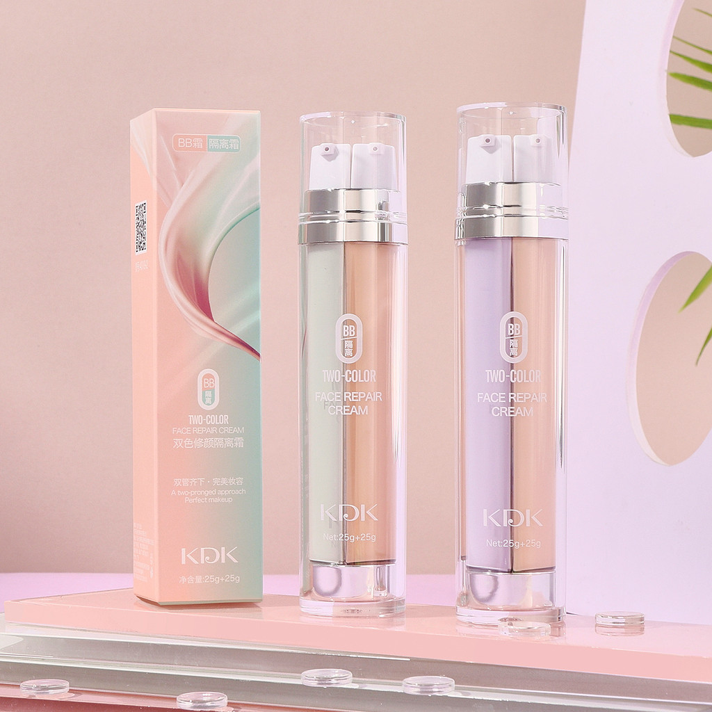 KDK crema de aislamiento de dos colores BB crema corrector no pegado ...