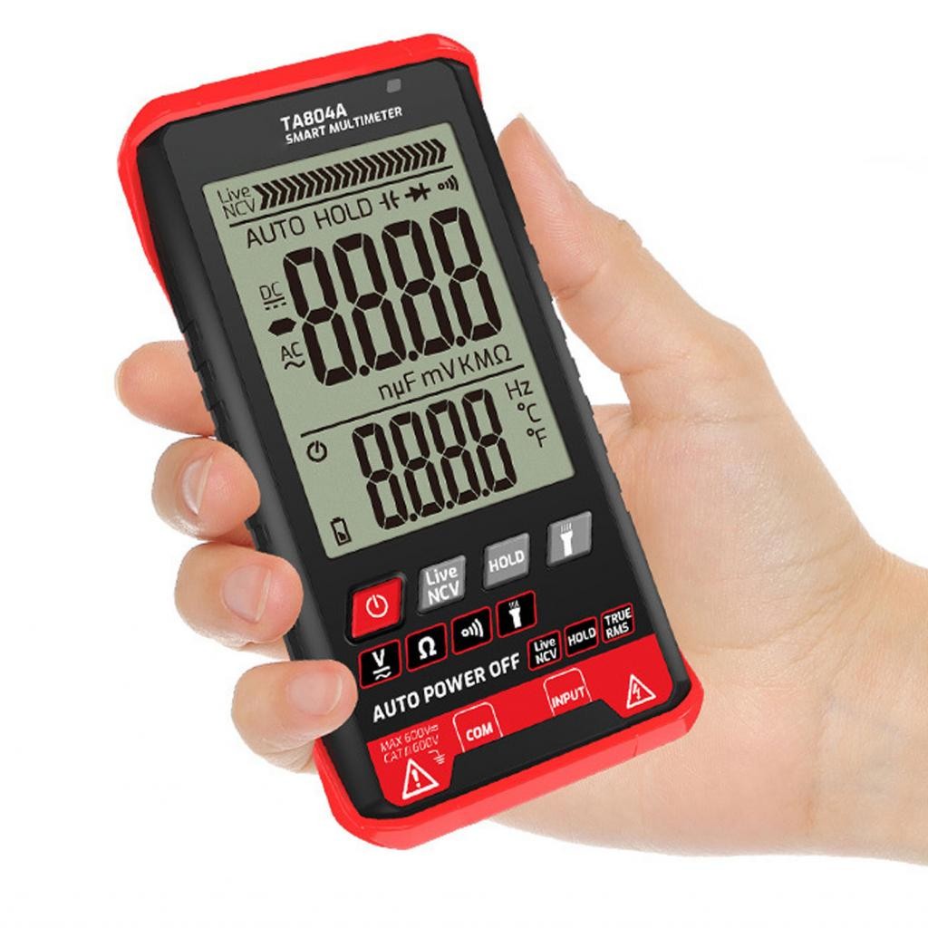 Multímetro Digital Probador Inteligente Pantalla Grande Medición De ...