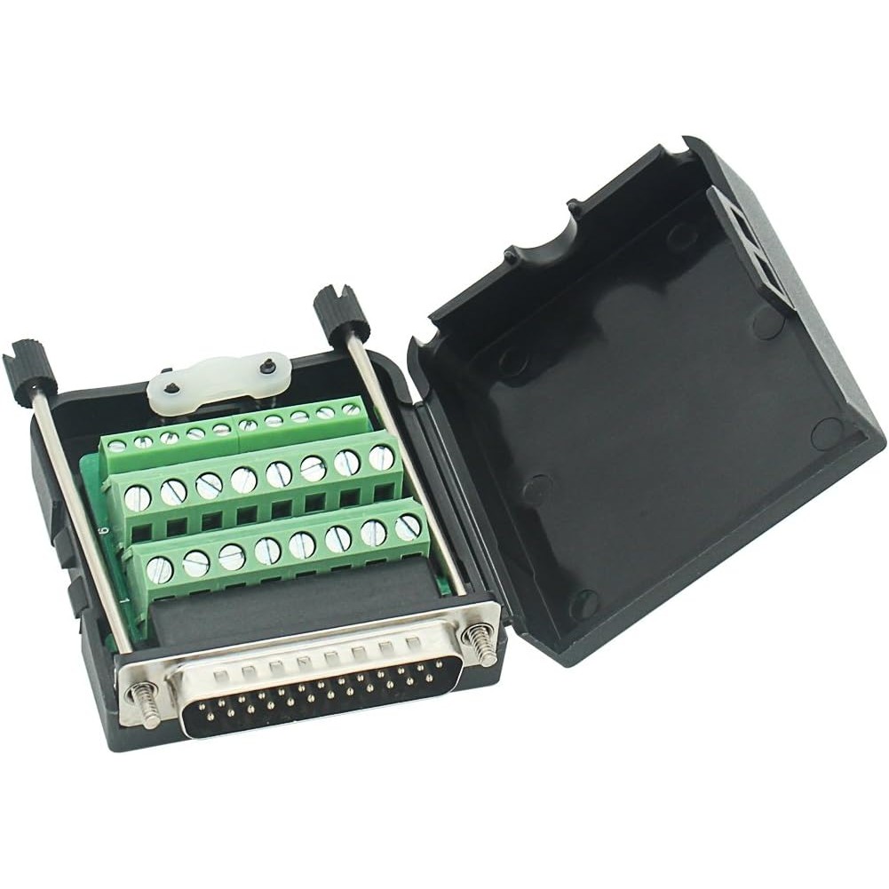 Conector DB25 D-SUB Adaptador Macho De Puerto De 25 Pines A De Terminal ...