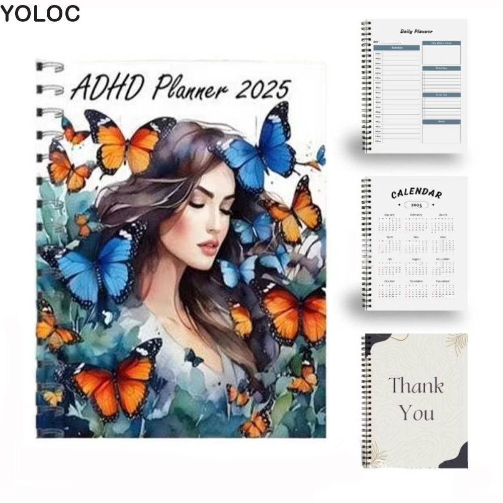 Cuaderno De Agenda YOLOC , Libro Planificador Diario De Tapa Dura ...