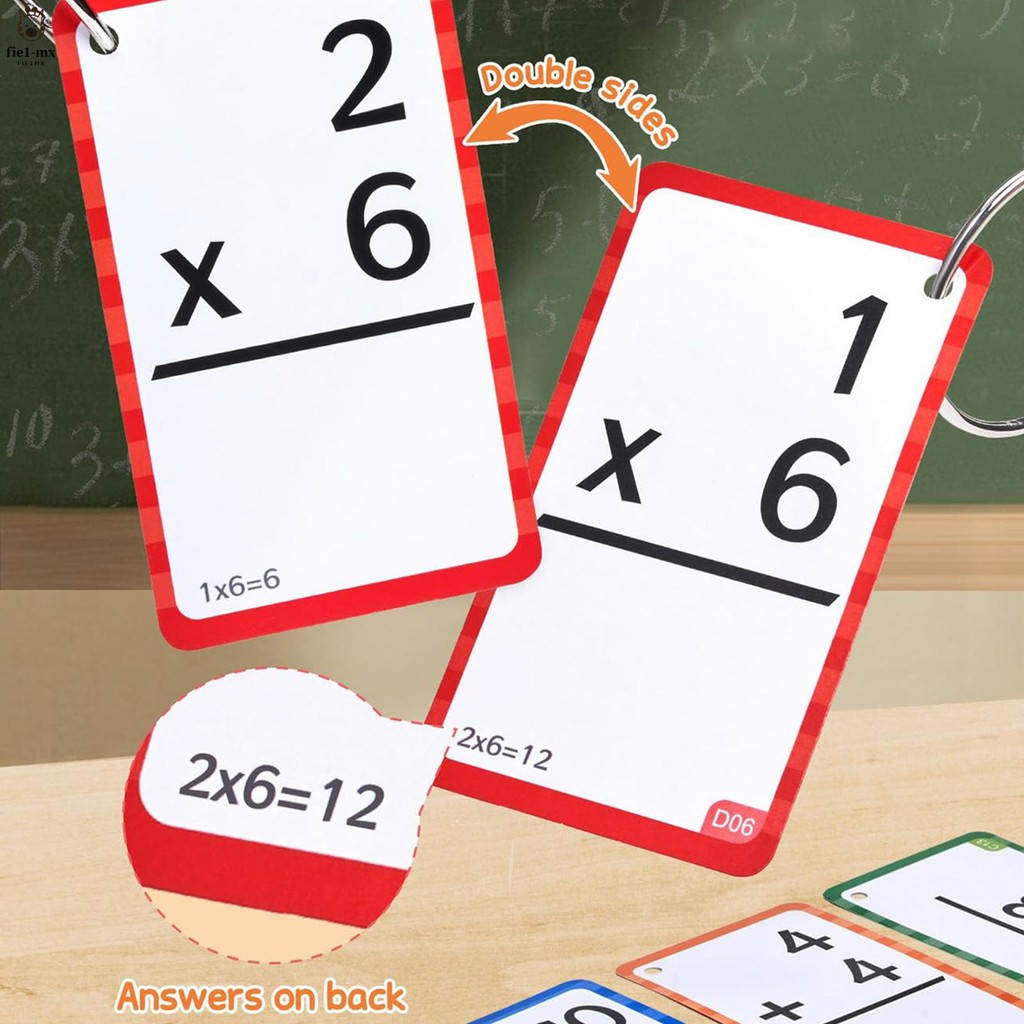 Juegos De Matemáticas Tarjetas Flash Para Niños Multiplicación Y ...