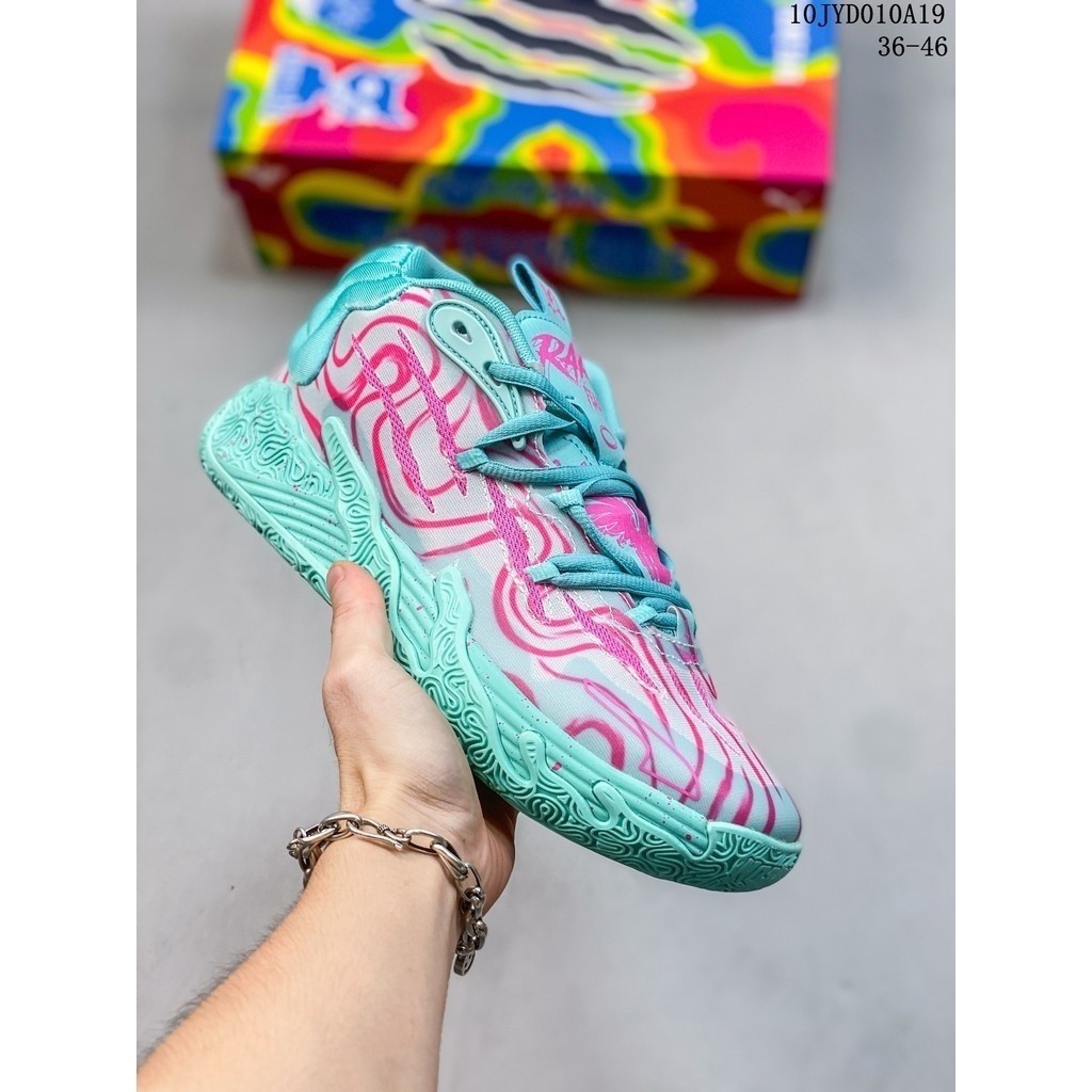 Original MB3 × Puma Rick y Morty tres bolas de generaciones Lamelo Ball ...