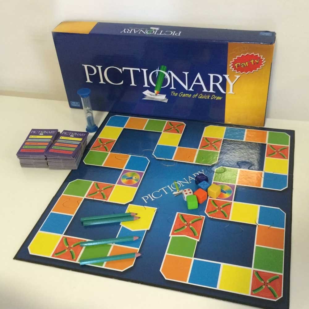 PICIONRY Pictionary Family Board Game | Shopee México