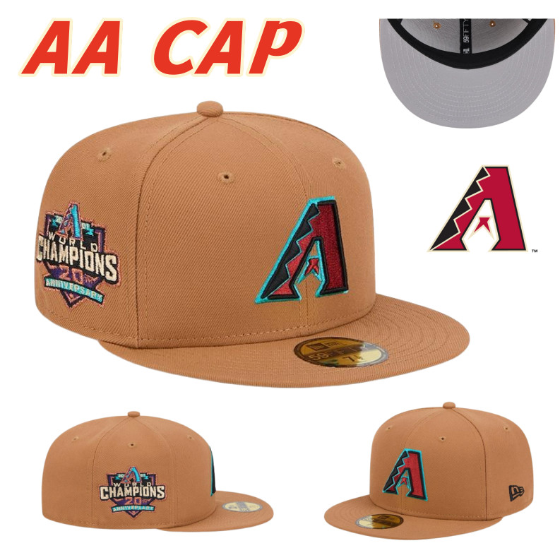 MLB Arizona Diamondbacks Sombrero Ajustado Marrón Básico De Los Hombres ...
