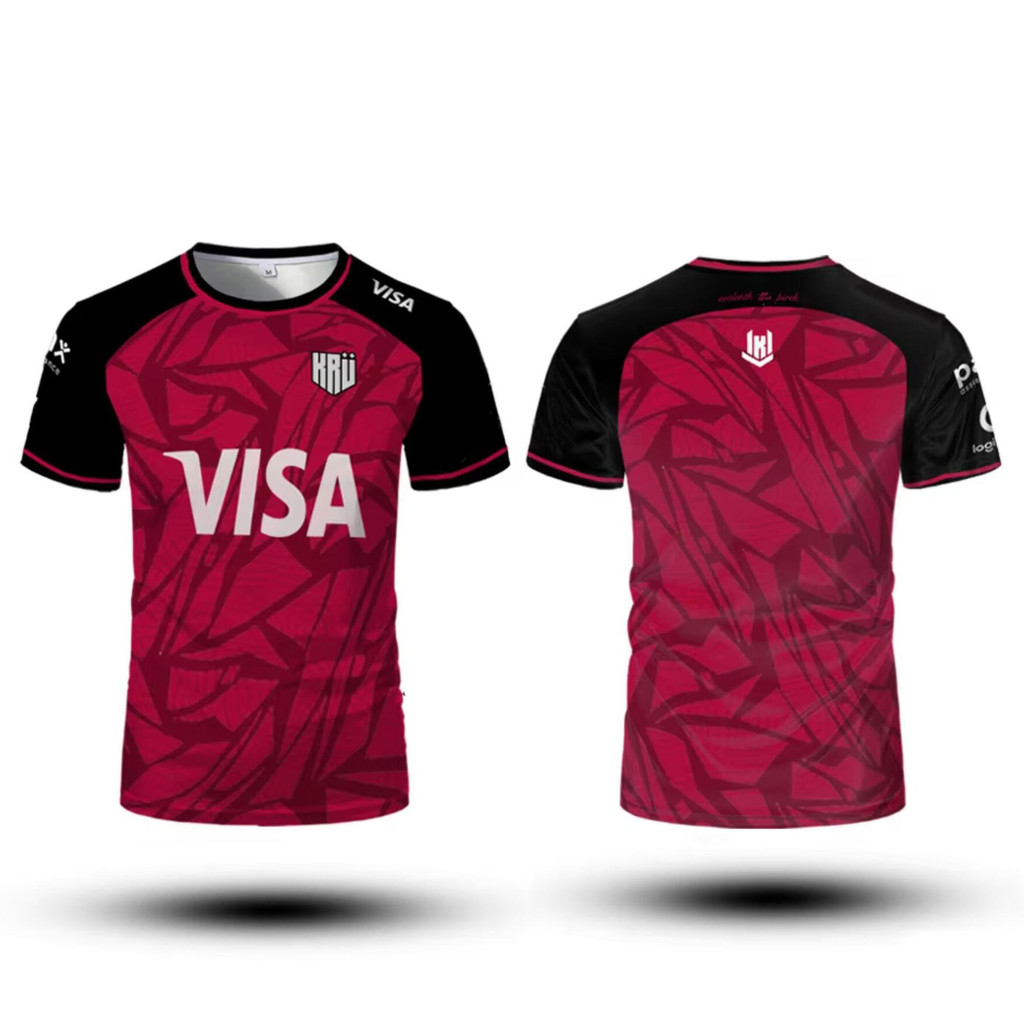 KRU ESports Club 2025 Camisetas CSGO Valorant Uniformes De Hombre ...