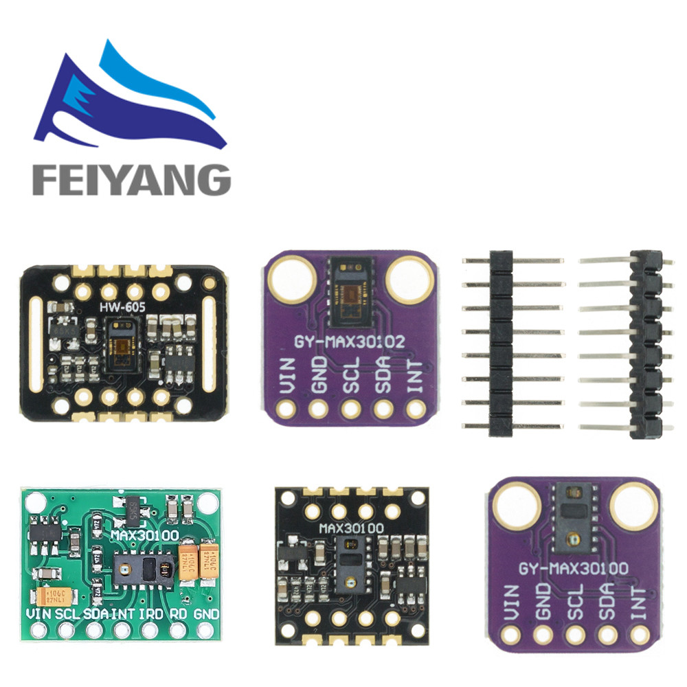 MH-ET LIVE MAX30102 MAX30100 Módulo De Sensor De Frecuencia Cardíaca Detección De Pulso Prueba ...