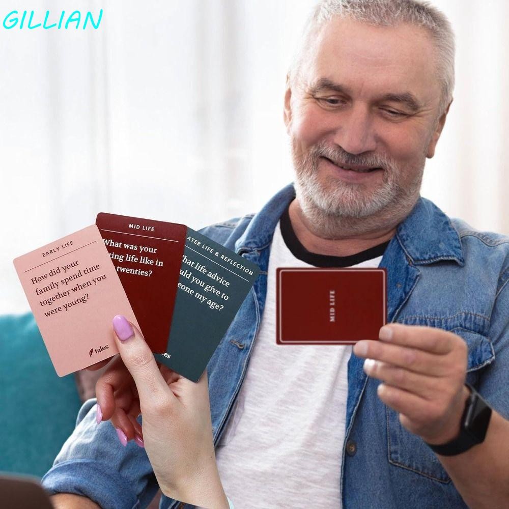 GILLIAN Ice Breaker Tarjetas De Conversación , Juego De La Familia De ...