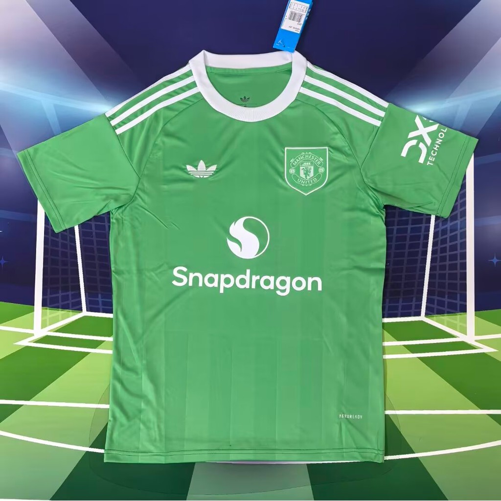 25-26 Manchester United Verde Portero Edición Especial De Fútbol Top ...