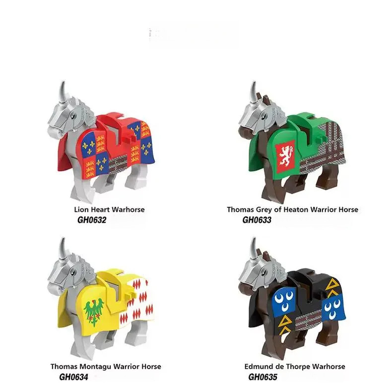 Medieval Cavalry Action Figure Lion Heart Warhorse Asperity Infantry ...