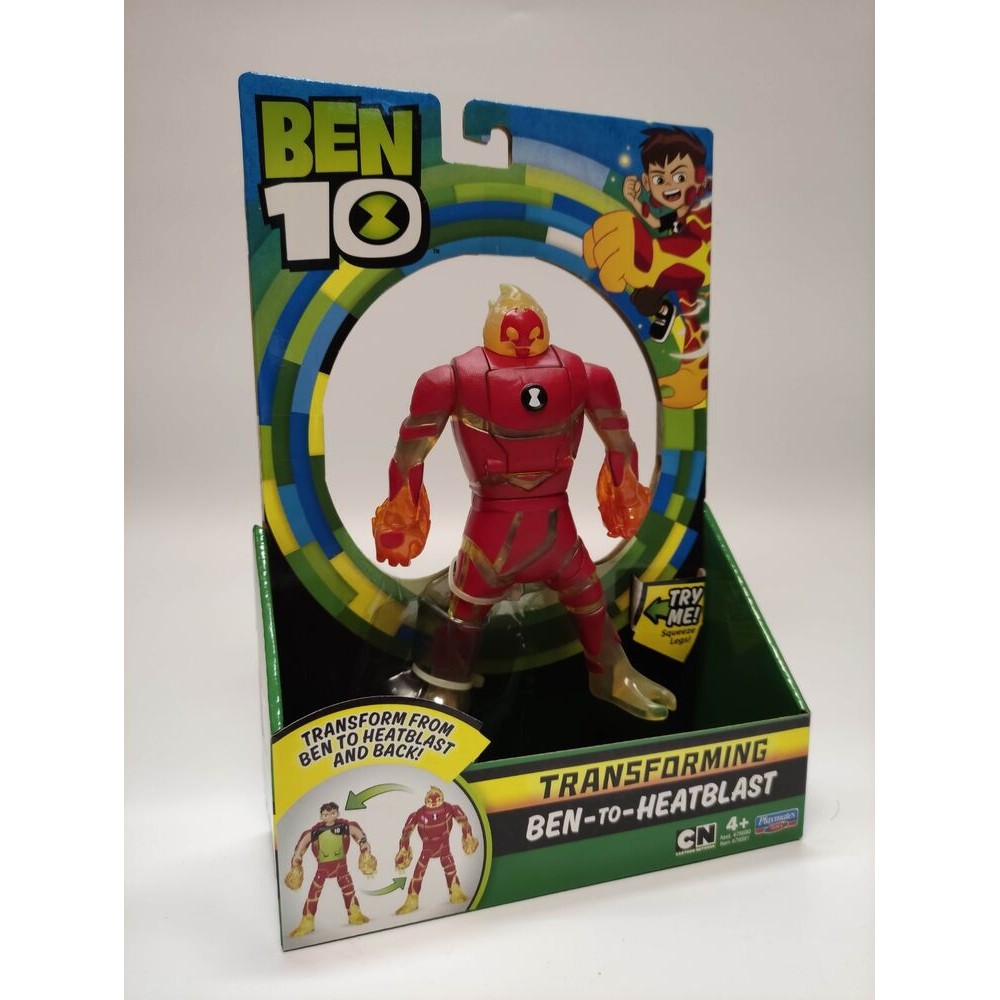 Ben 10 Red De Dibujos Animados Transformación De A Heatblast Figura ...