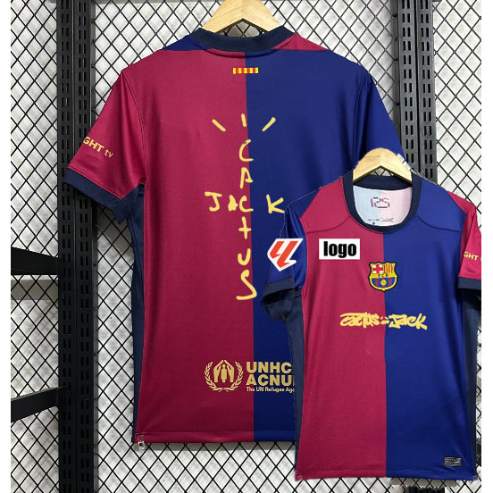 24 25 FANS Barcelona BARCA Travis Scott LAMINE YAMAL LEWANDOWSKI ...
