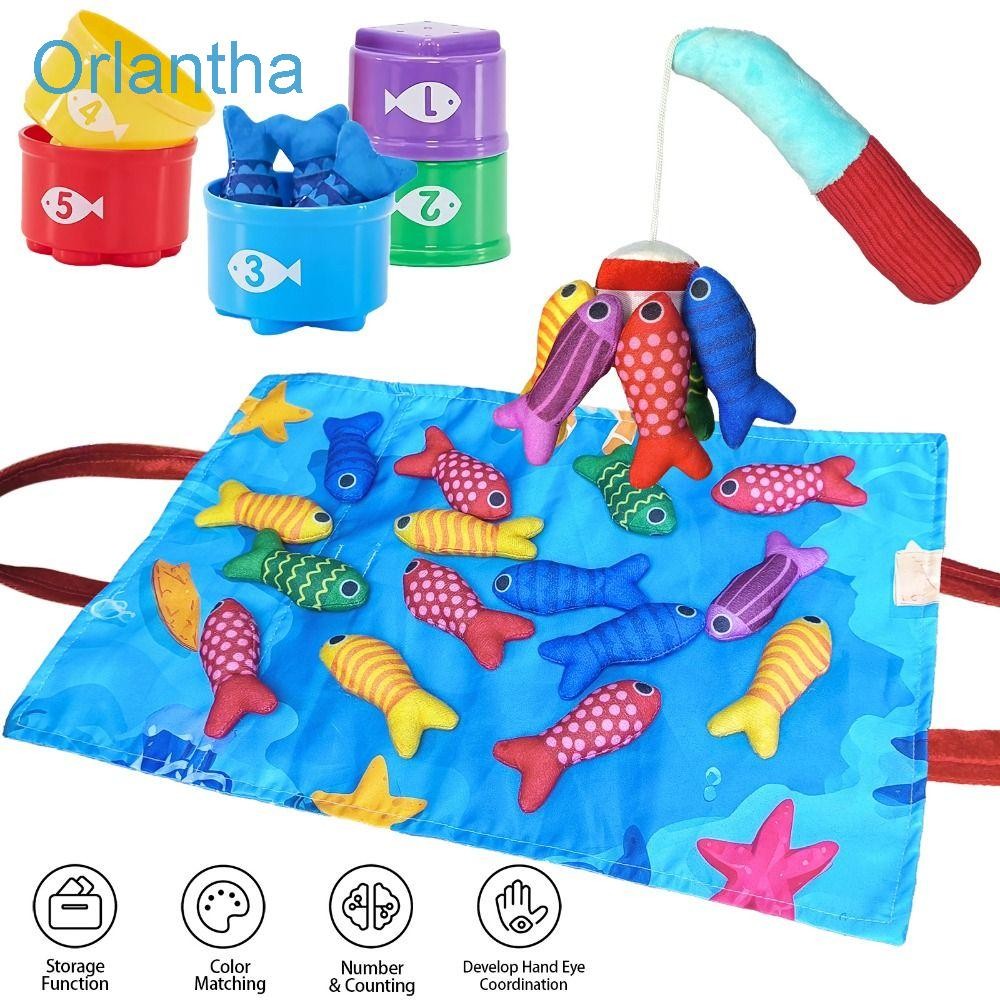 ORLANTHA Juego De Pesca De Clasificación De Colores , Sensorial ...