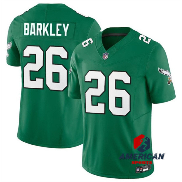 2023-24 Philadelphia Eagles Saquon Barkley Midnight Green Limited ...