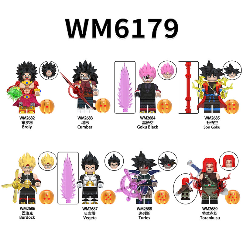 Adecuado Para Lego Dragon Ball Héroes Son Goku Broly Kamba Tercera ...