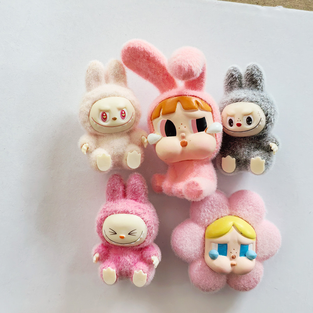 Popmart Labubu Mini Muñeca PowerPuffGirl PopBean Con Esponjoso | Shopee ...