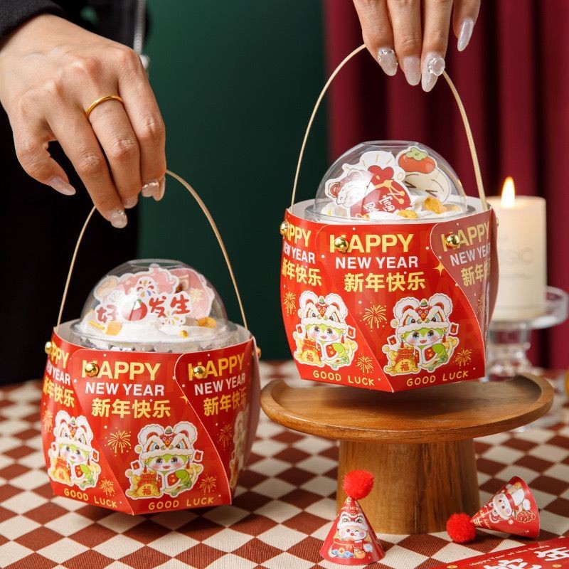 2025 Nochevieja Bobo Cupcake Decoración Insertar Tarjeta Feliz Año ...
