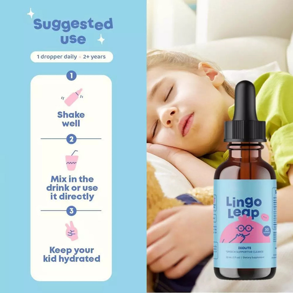 Drops Lingo Leap Gotas Para Niños Ingredientes Naturales Suplementos De ...