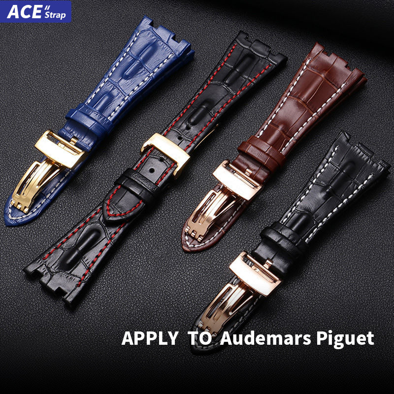 Aplicar A AP Audemars Piguet Reloj Correa De Cuero Estilo Hebilla ...