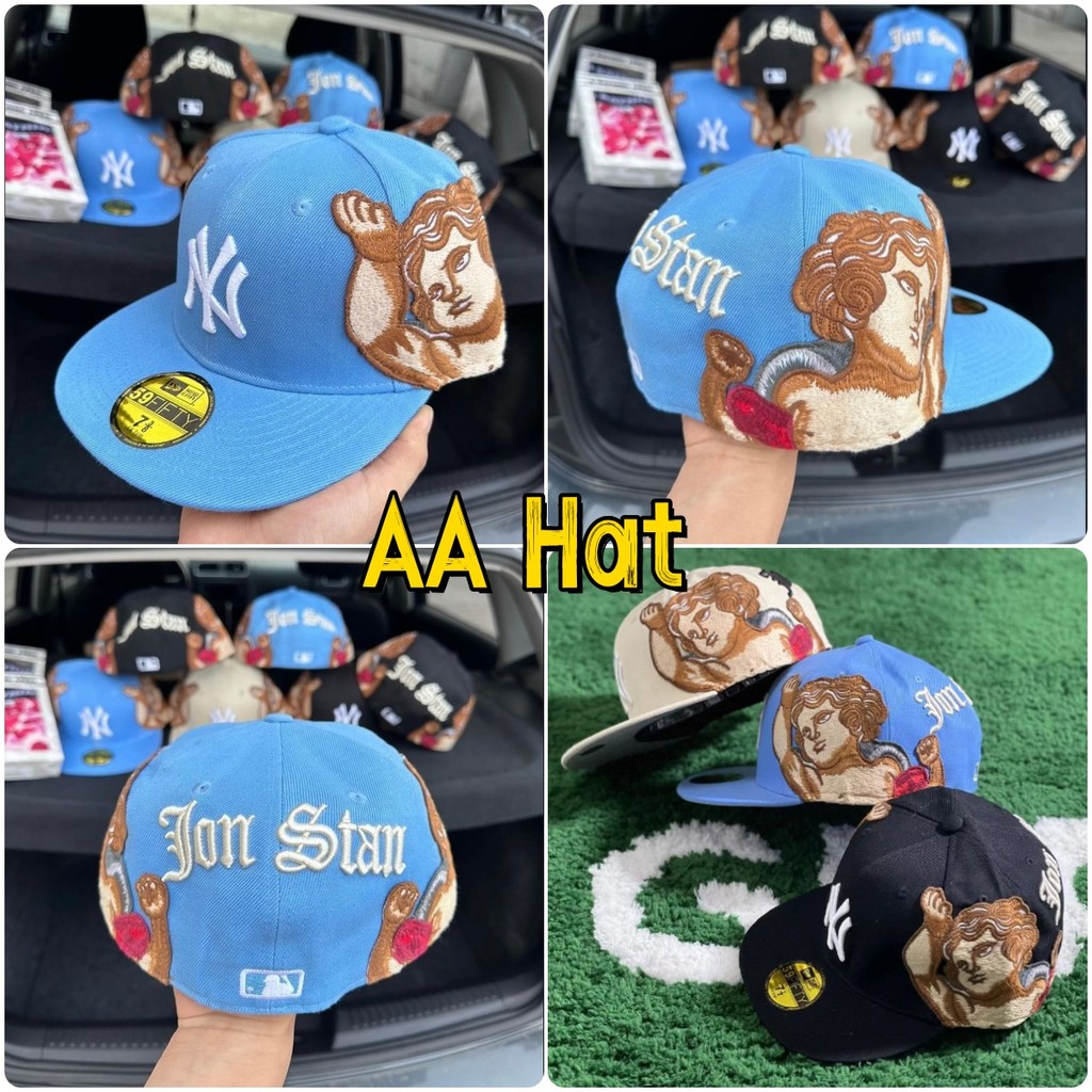 Nuevo E.r.a MLB Jon Stan X New York Yankees Sombrero Ajustado Bisbal Bordado Logotipo Carta En ...