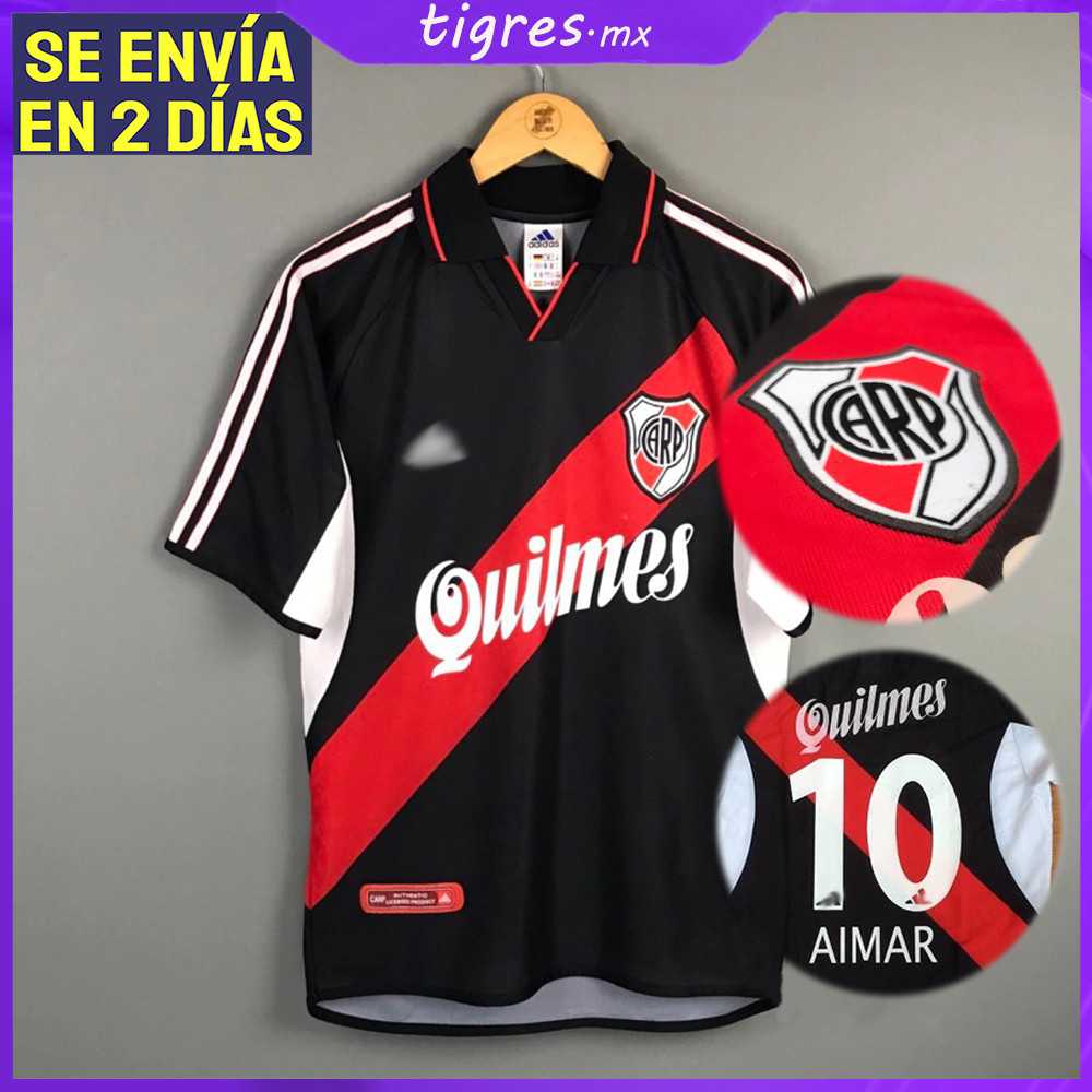 2000-2001 Retro Jersey River Plate Jersey Tercero Camiseta De Fútbol ...