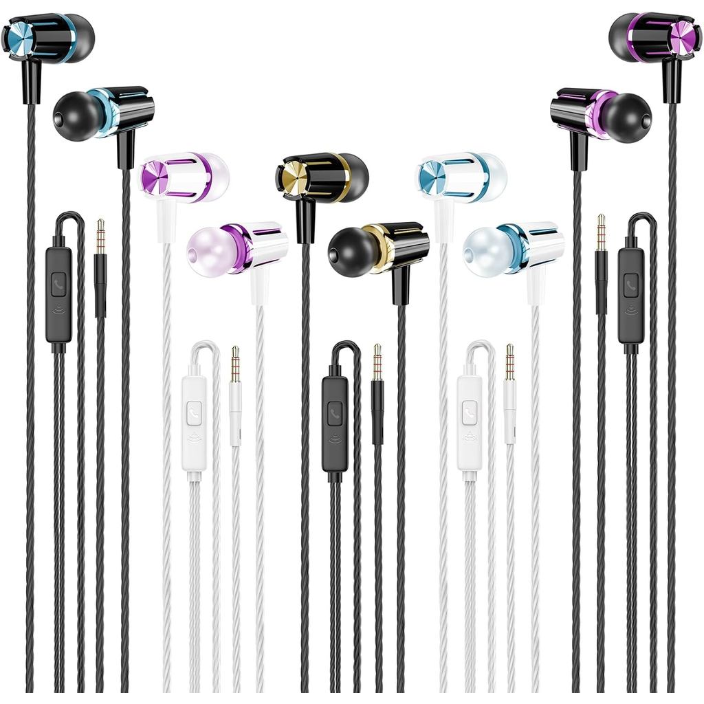 Rayleigh Auriculares Con Cable 5 Pack , Micrófono Bloqueo De Ruido ...