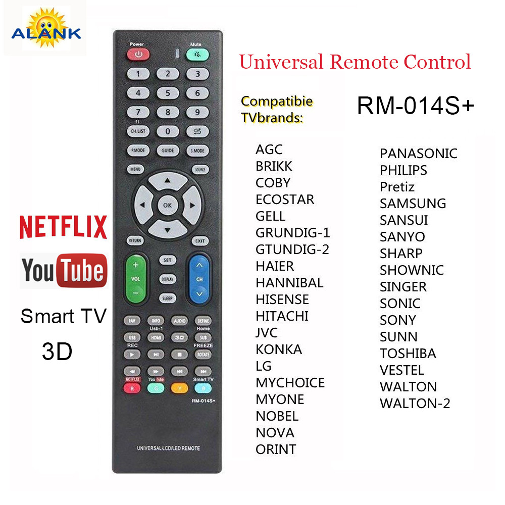 ALANK Mando A Distancia Universal , Adecuado Para Todo Tipo De Marcas ...