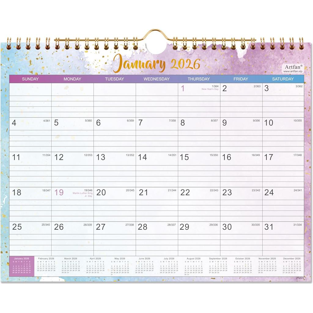 2026 Wall Calendar - 2026 Calendar Wall, Jan.2026 to Dec.2026, 11" x 8. ...