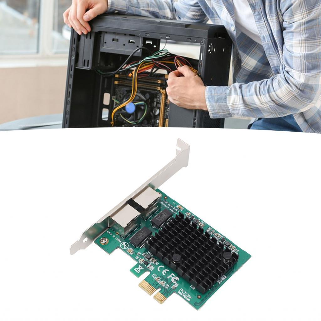 Adaptador De Red PCI Express Tarjeta Gigabit Profesional De Doble ...