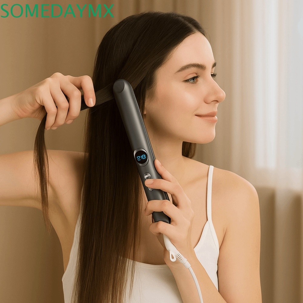 Somedaymx Plancha De Pelo Eléctrica De Iones Negativos Con 12 Niveles ...